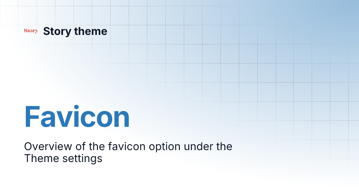 Favicon | Story theme