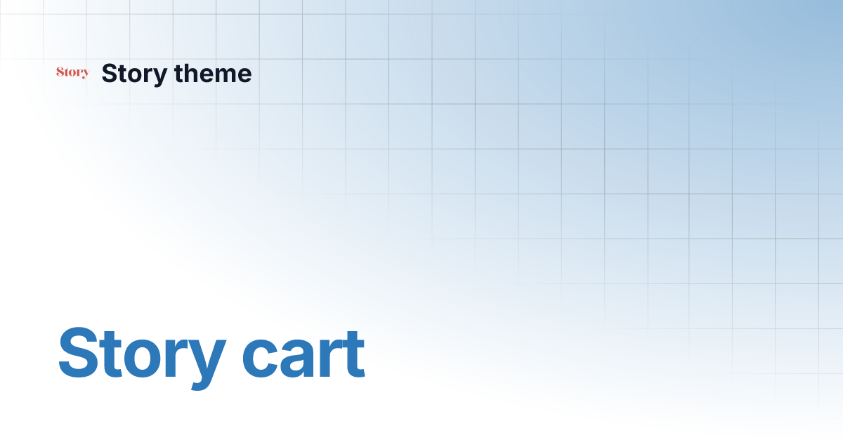 Story cart | Story theme